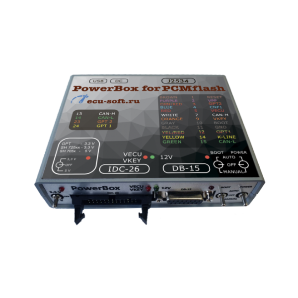 Switching device PowerBox for PCMflash from the ECU-Soft to buy, prices, what to flash ECU Pro